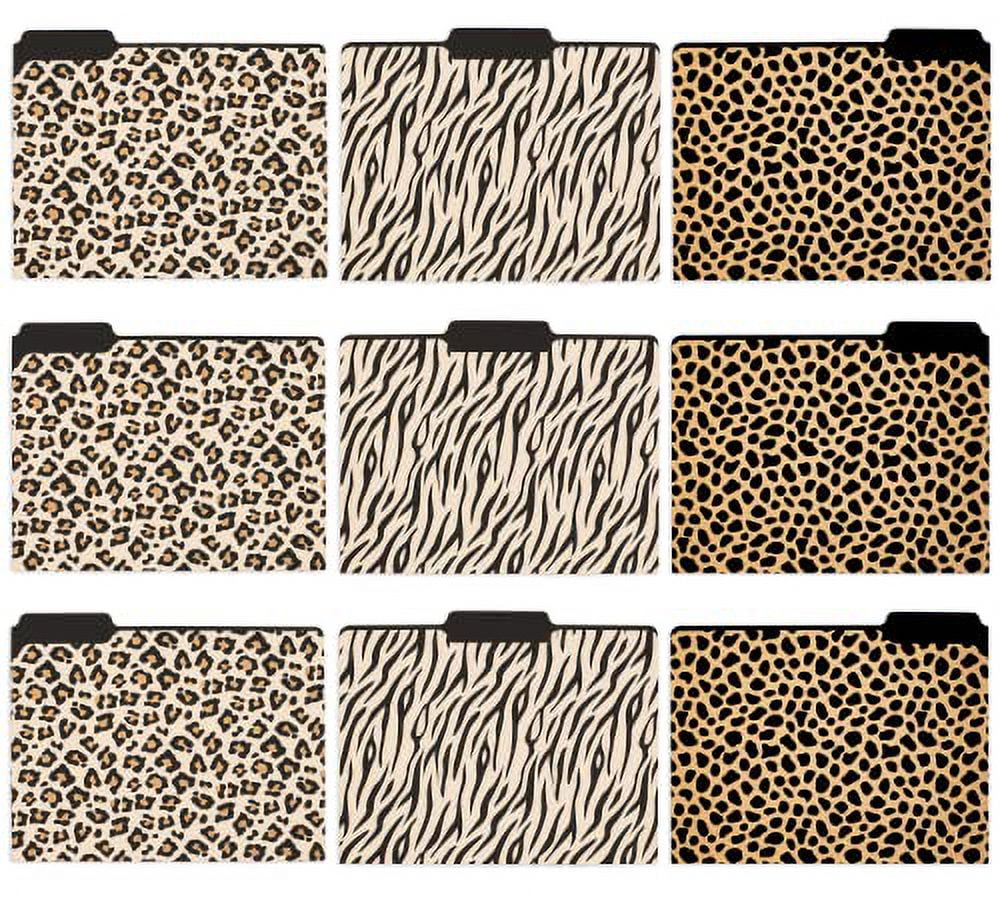 Steel Mill & Co Thick Sturdy File Folders Decorative, Set of 9 File ...