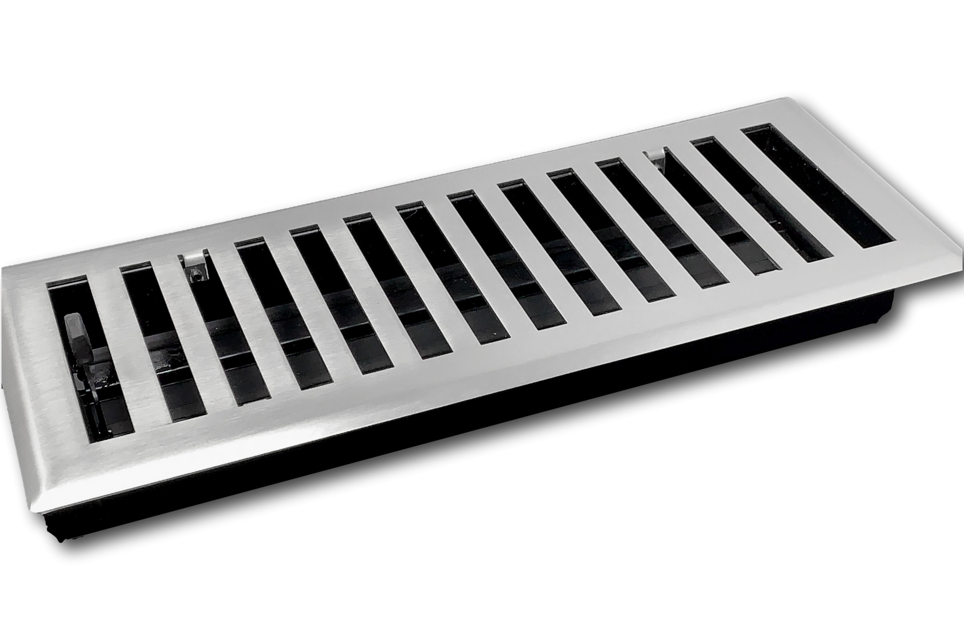 Steel Modern Chic Vent Covers - Brushed Nickel - Walmart.com