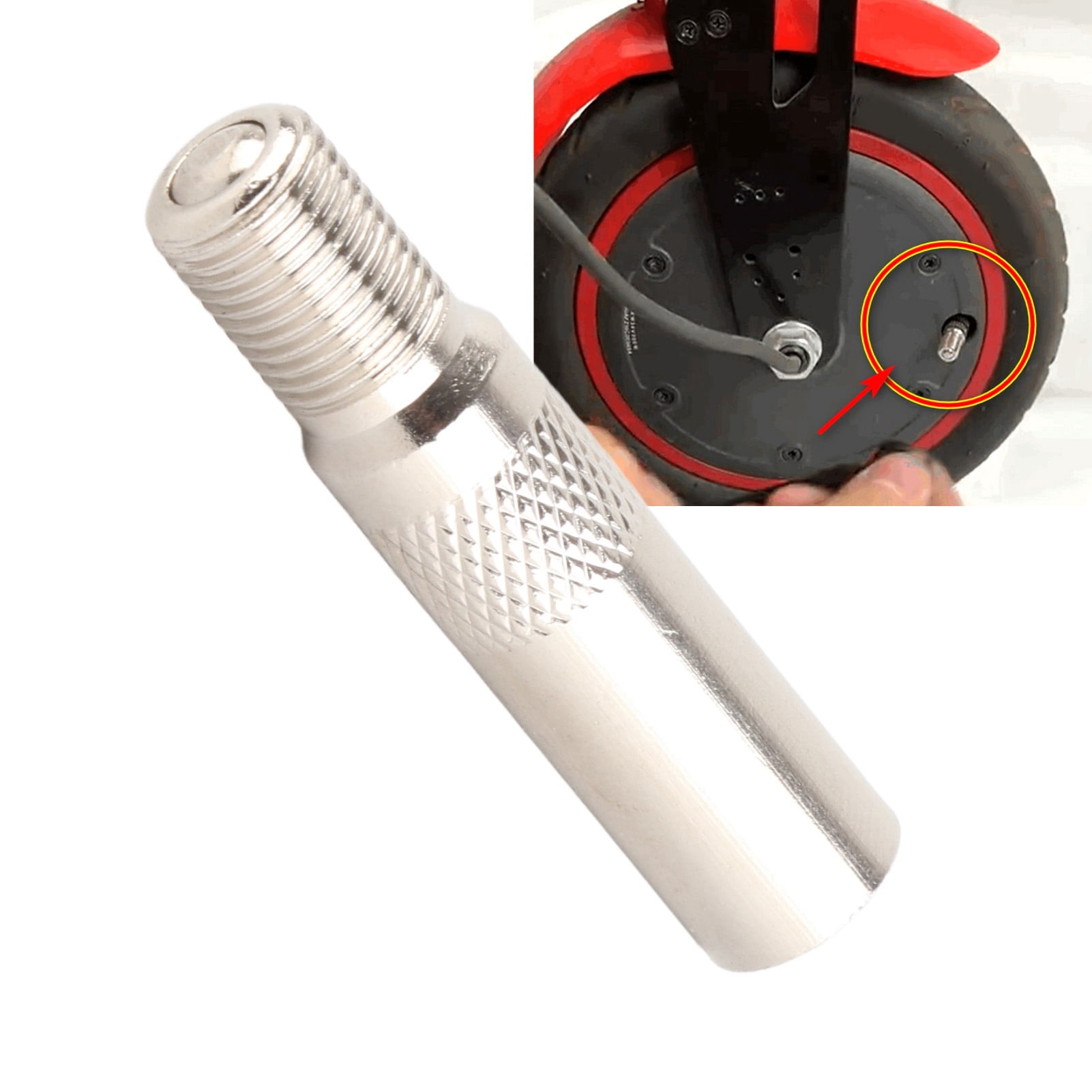 Steel Motor Inflation Valve for Scooters, Zero Leakage Design, Front ...