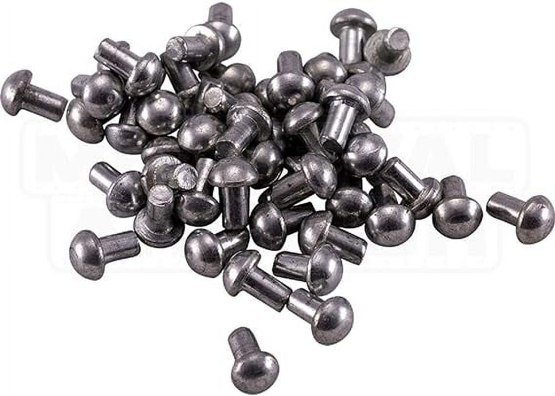 Steel Mushroom Rivets for Armor - 13 mm - Set of 100 - Walmart.com