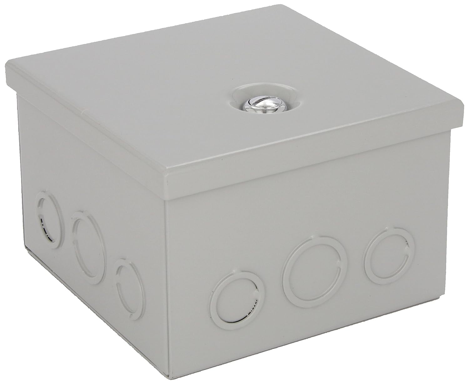 Steel NEMA 1 Sheet Metal Box 6" L x 6" W x 4" D, Gray - Walmart.com