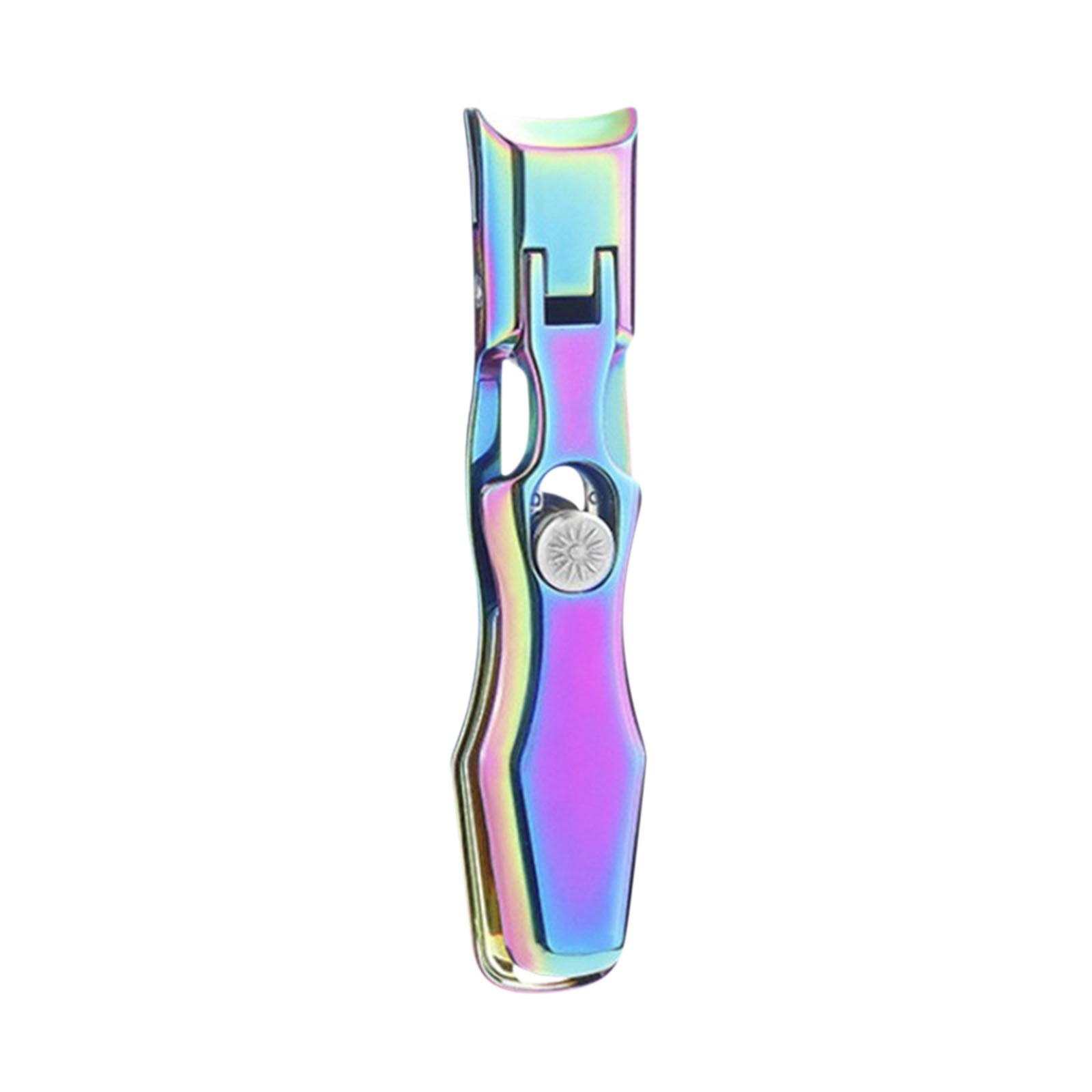 Steel Nail Clippers with Double-Curved Cutting Blade & Nail Catcher ...