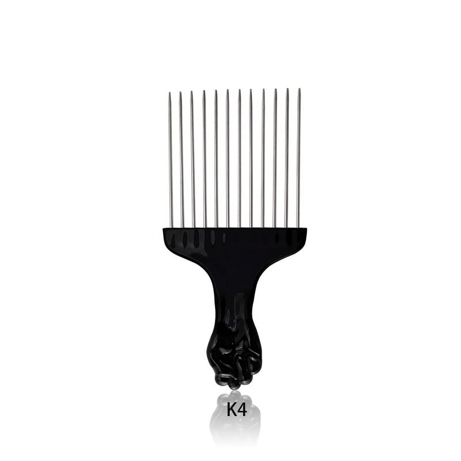 Neyseki Steel Needle Comb Hair Styling Tool Wide Teeth Curly Hair Comb ...