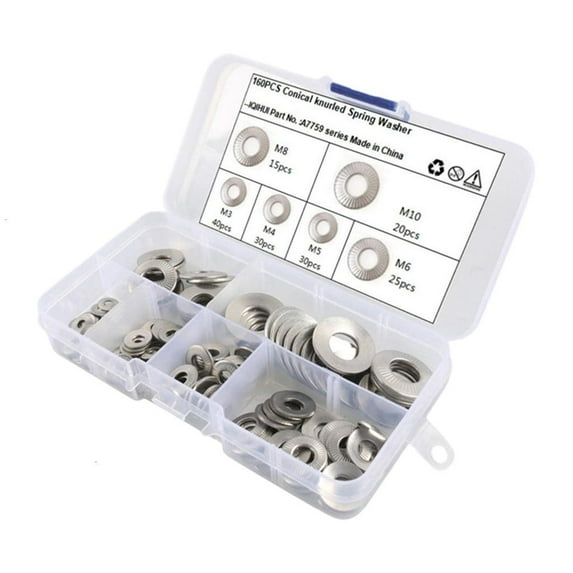 Steel Not Loose Disc Spring Washer Serrated Locking ...