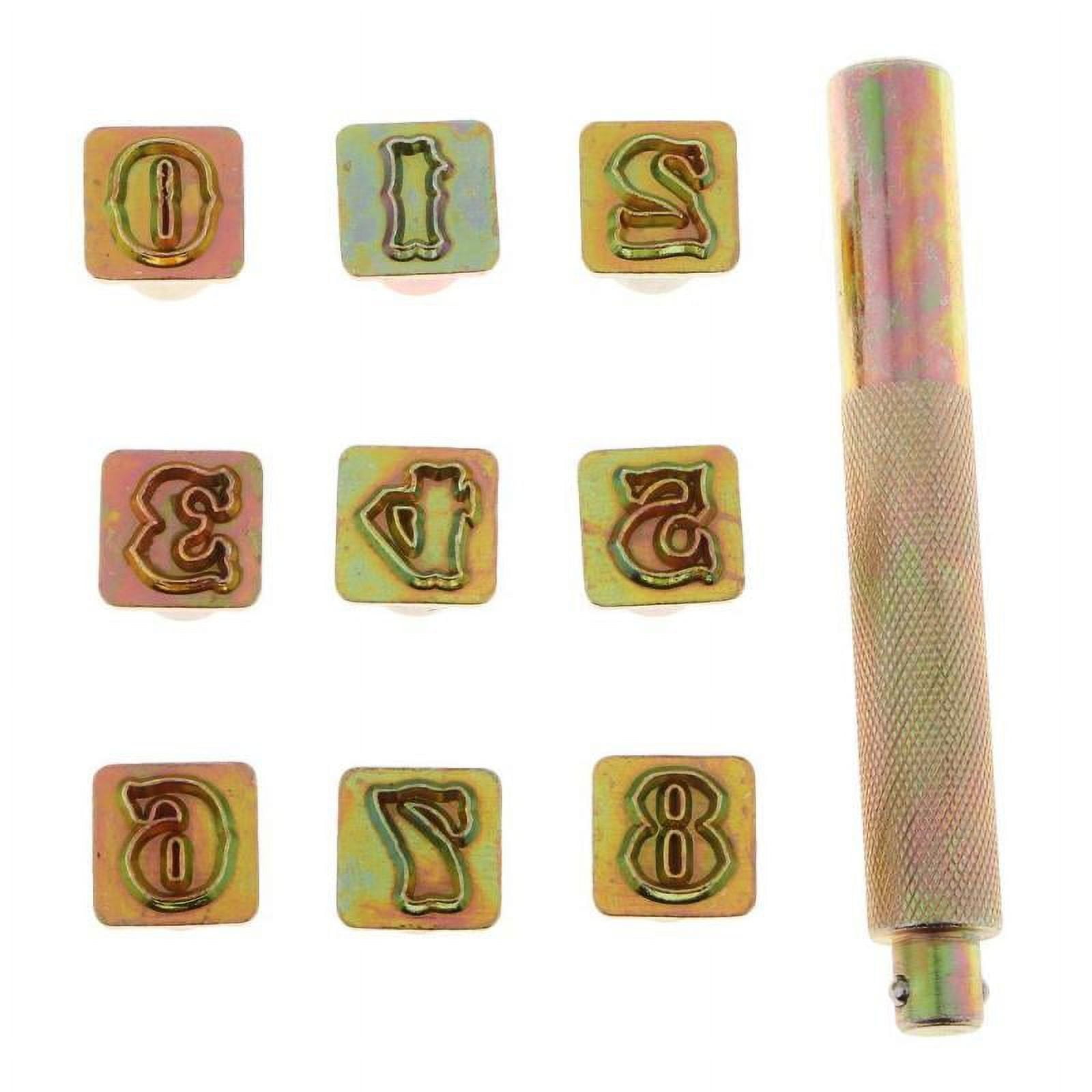 Steel Number Stamper Stamp Punch Craft Leather Alphabet DIY Handmade ...