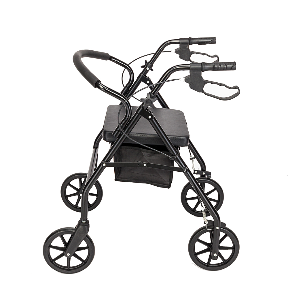 Steel Nylon Mobility Walker Height Adjustable Handles Old People ...