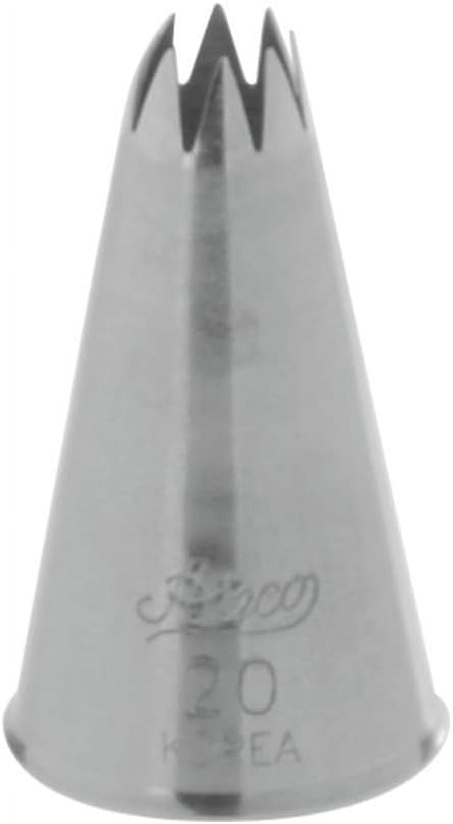 Steel Open Star Pastry Tip - #20 - Walmart.com