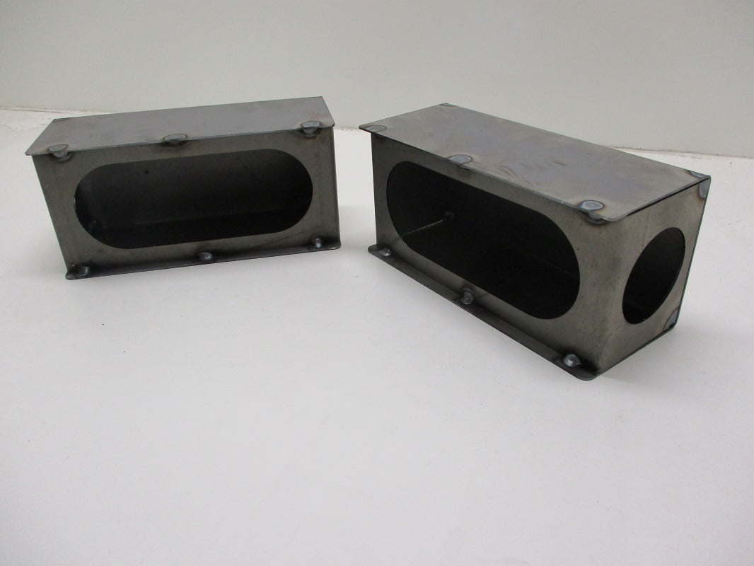 Steel Oval Mounting Boxes for 6 inch LED Oval Brake Stop Turn Tail ...