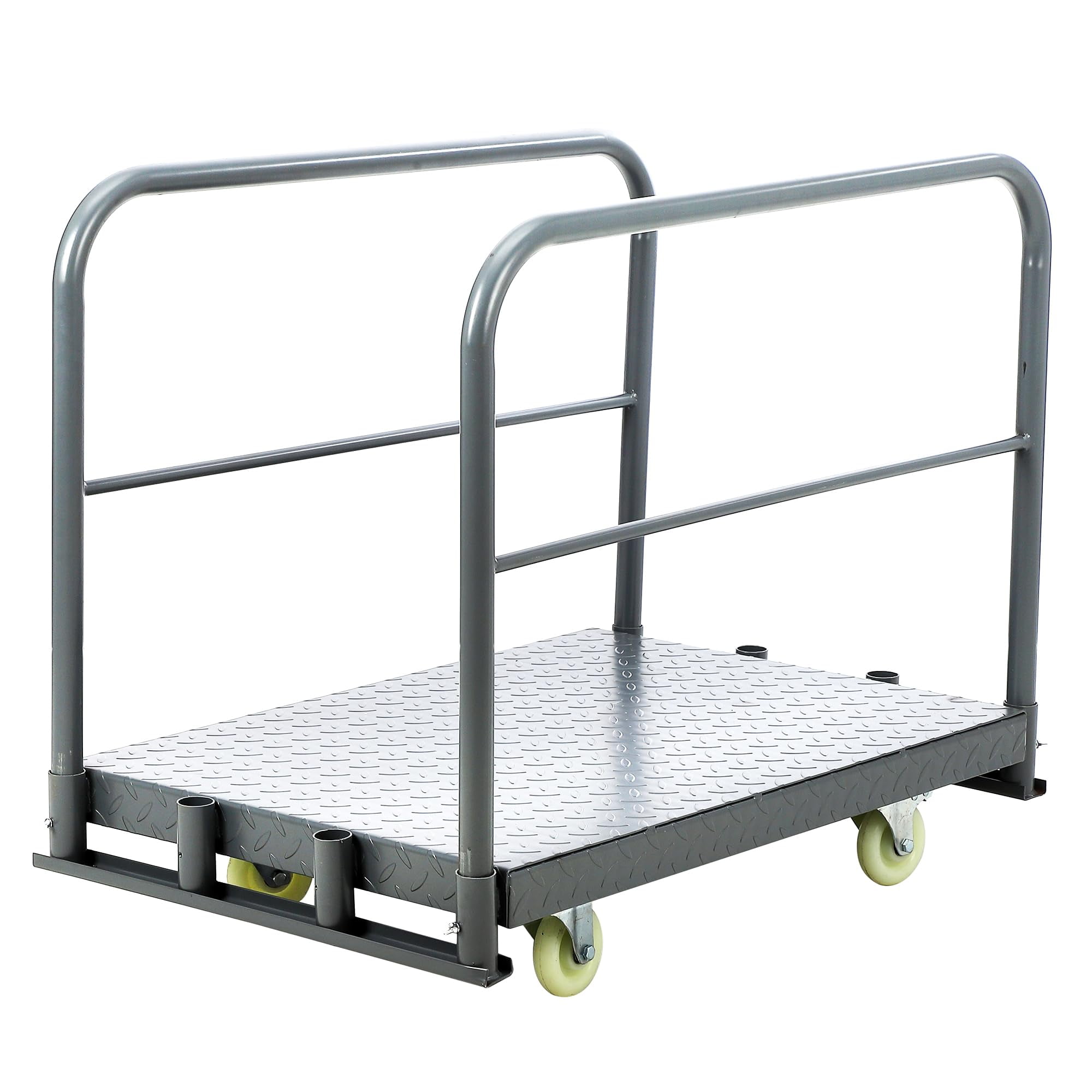 Steel Panel Truck Cart, Platform Truck Cart Heavy Duty Lumber Cart ...