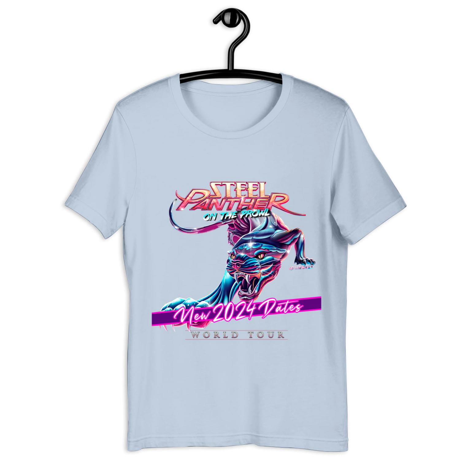 Steel Panther On the Prowl World Tour 2024 Shirt, Steel Panther Band ...