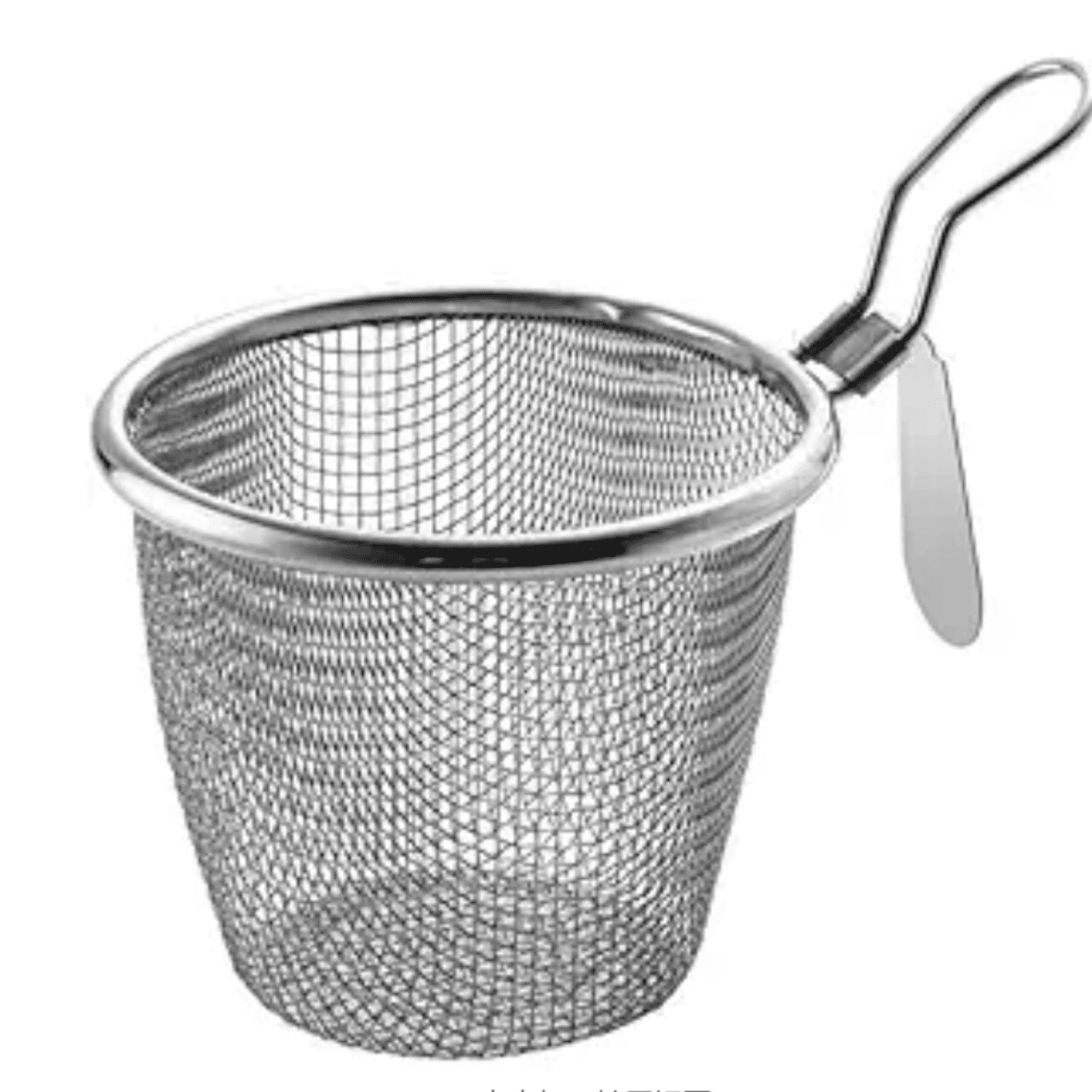 Steel Pasta Basket, Mesh Spider Food Dumpling Noodle Strainer, Fine ...