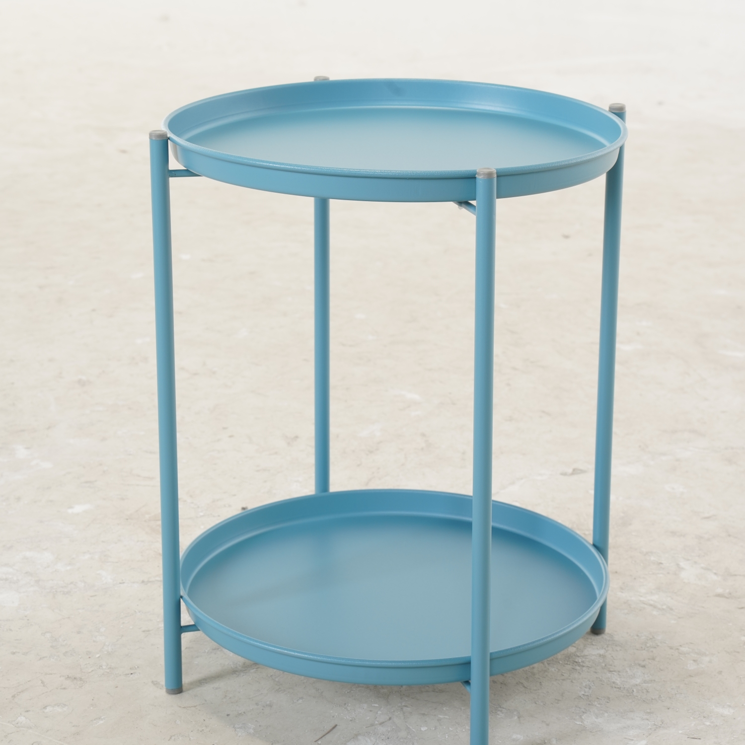 Steel Patio Side Table 2-Tier - Walmart.com