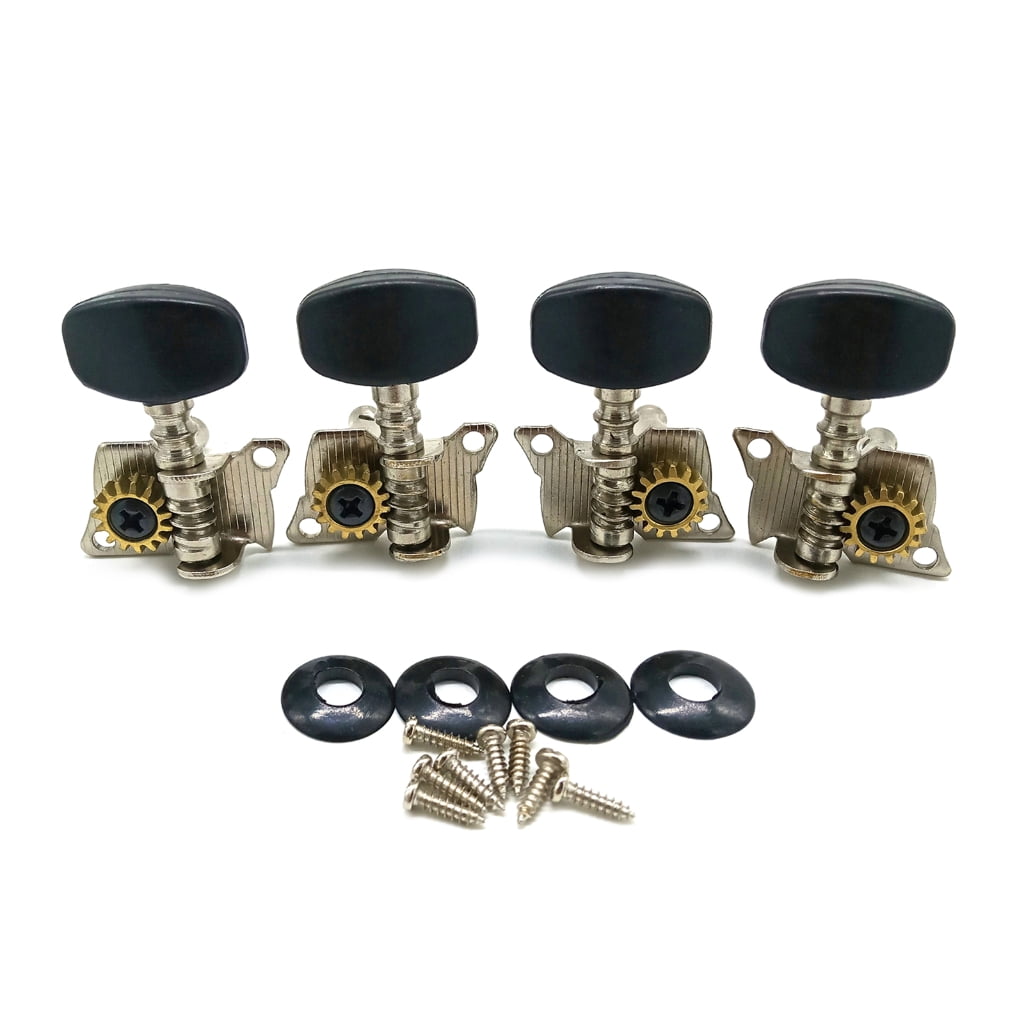 Steel Pin Guitar Ukulele 4 String Tuning Keys Kits 2R and 2L Guitar ...