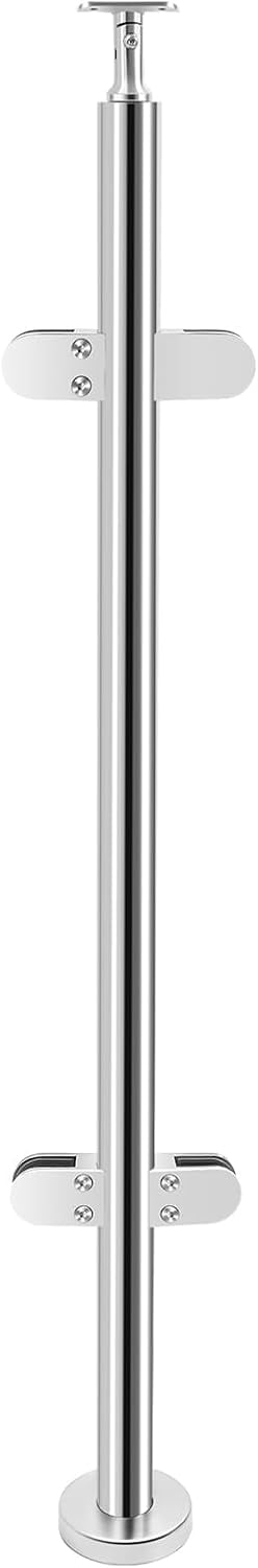 Steel Pipe Railing Post Glass Railing Post Glass Spigot Balustrade ...