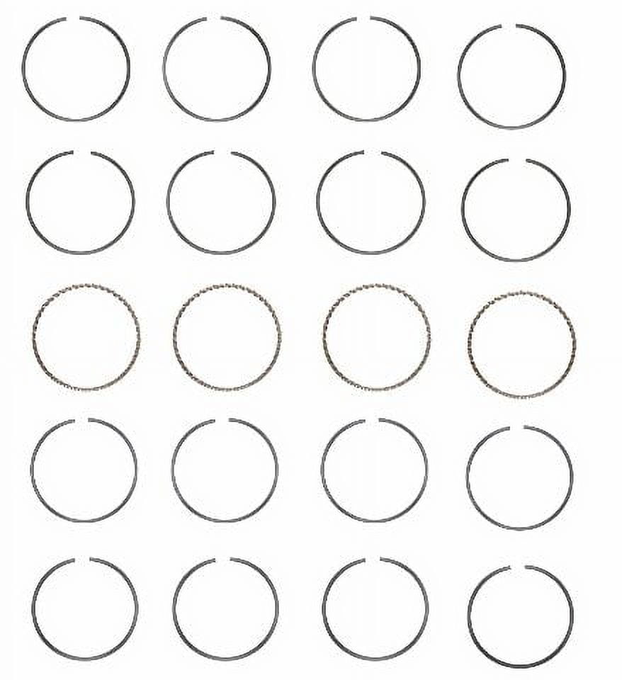 Steel Piston Rings Set | Compatible with Honda 1.5/1.6L | .50mm (.020 ...
