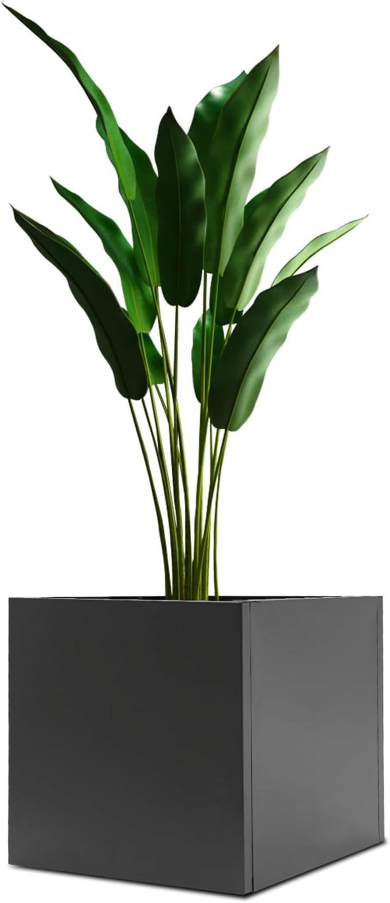 Steel Plant Pots, 24"*24"*24" Cube Planter Box Heavy Duty Flower ...