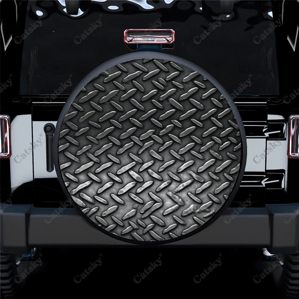 Steel Plate Metal Stanless Pattern Polyester Universal Spare Wheel Tire ...