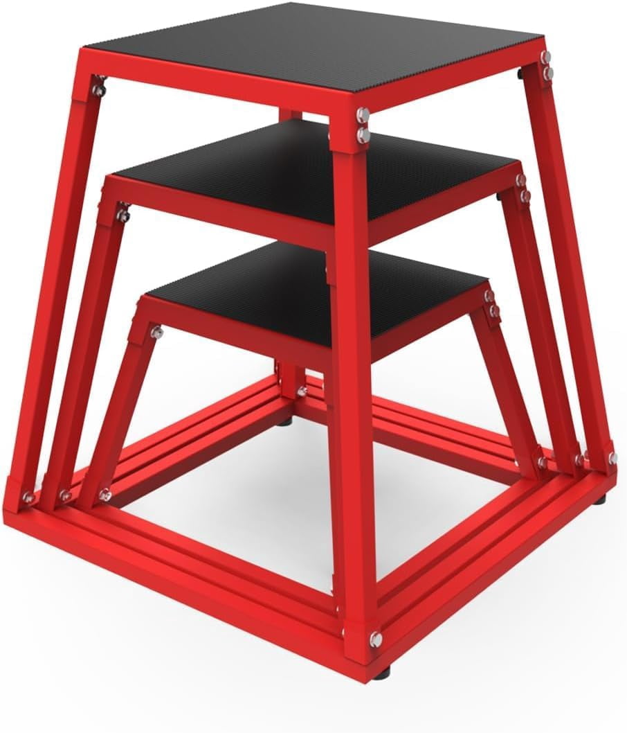 Steel Plyometric Platform and Jumping Box, Anti-Slip Exercise Step Up ...
