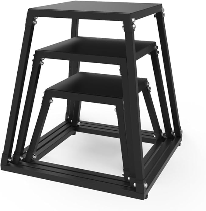 Steel Plyometric Platform and Jumping Box, Anti-Slip Exercise Step Up ...