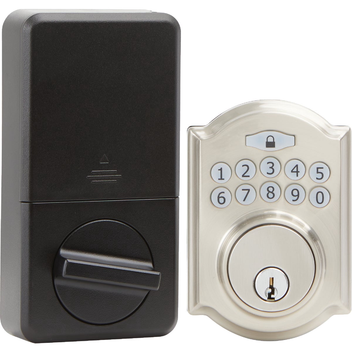 Steel Pro Electronic Deadbolt, Brushed Nickel GA7X2D01AA - Walmart.com