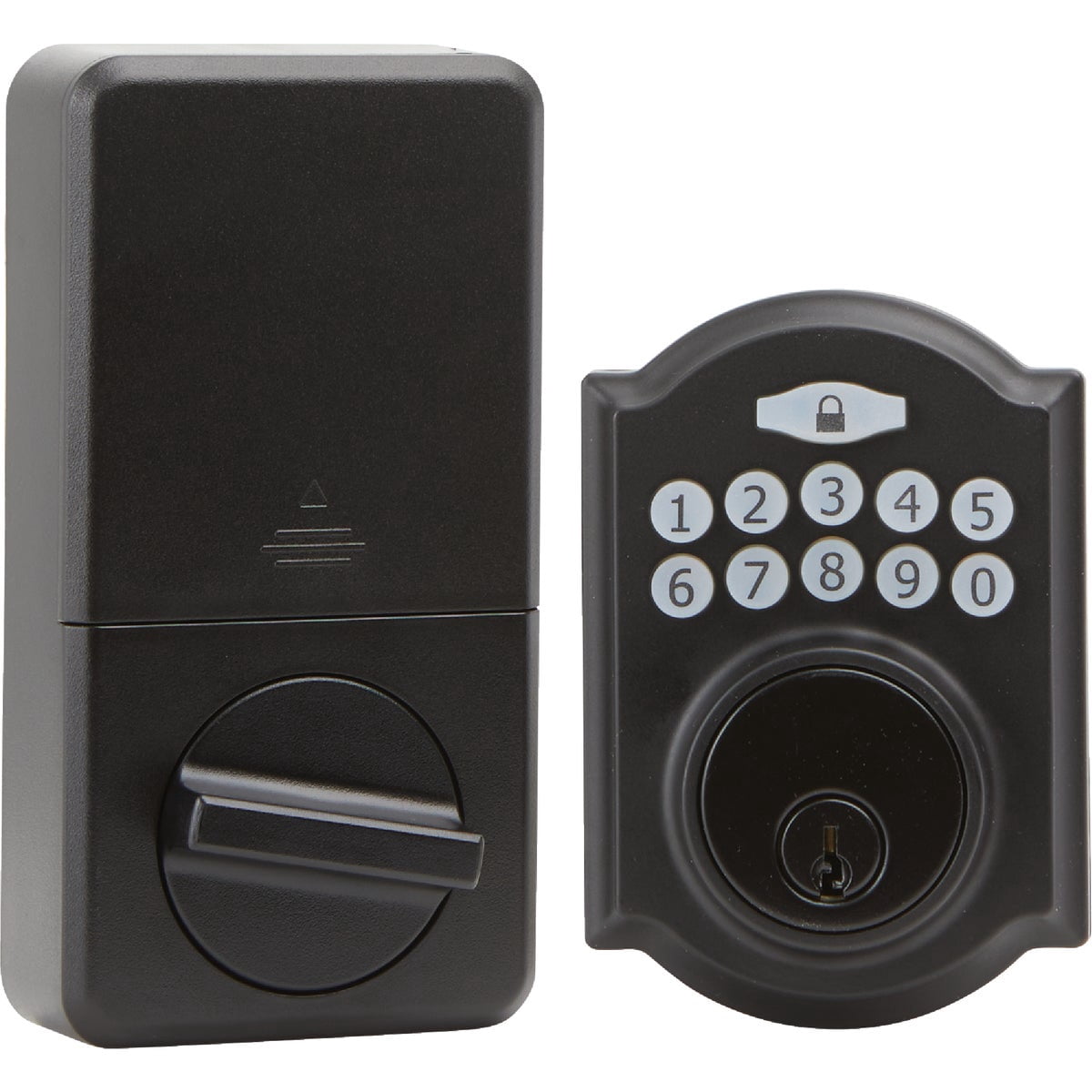 Steel Pro Electronic Deadbolt, Matte Black GA7X9D01AA - Walmart.com