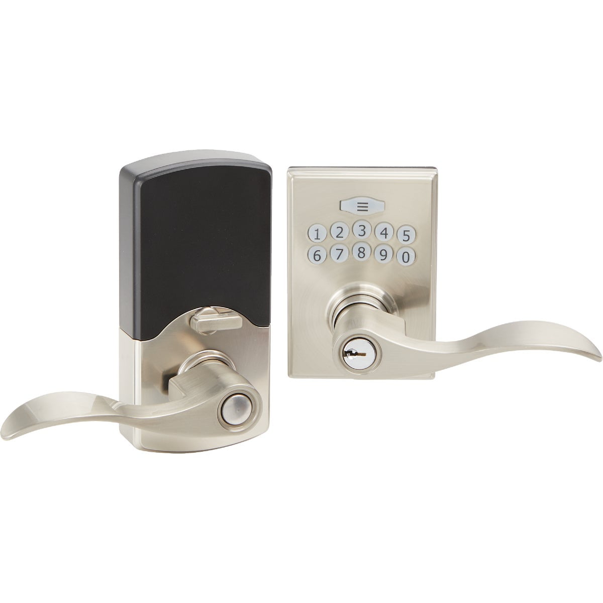 Steel Pro Electronic Leverset, Brushed Nickel GA8X2LC2D0AA - Walmart.com