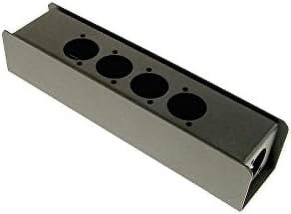 Steel Project Box 8" X 1 7/8" X 1 5/8" Pre-Punched For 6"D" Series XLR ...