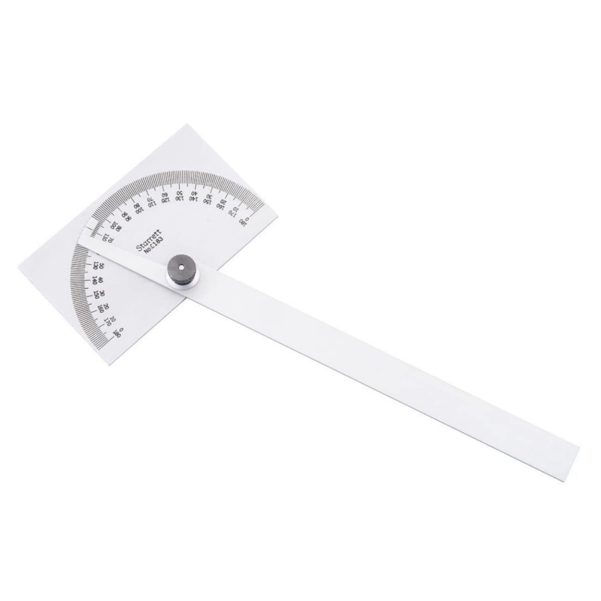 Steel Protractor with Double Graduations - Ideal for Setting Bevels ...