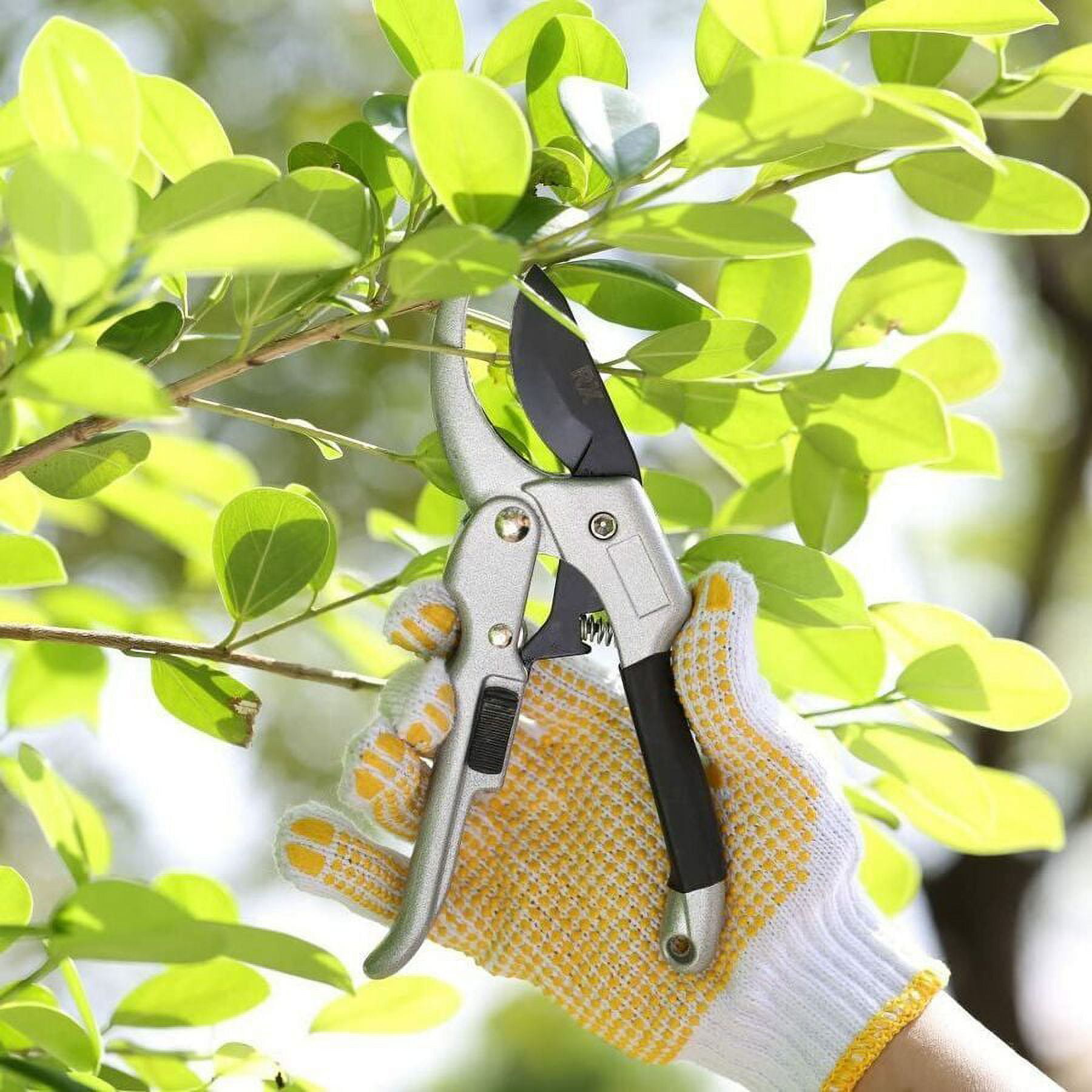 Steel Pruning Shears Anvil Hand Pruners, Garden Clipperss - Walmart.com