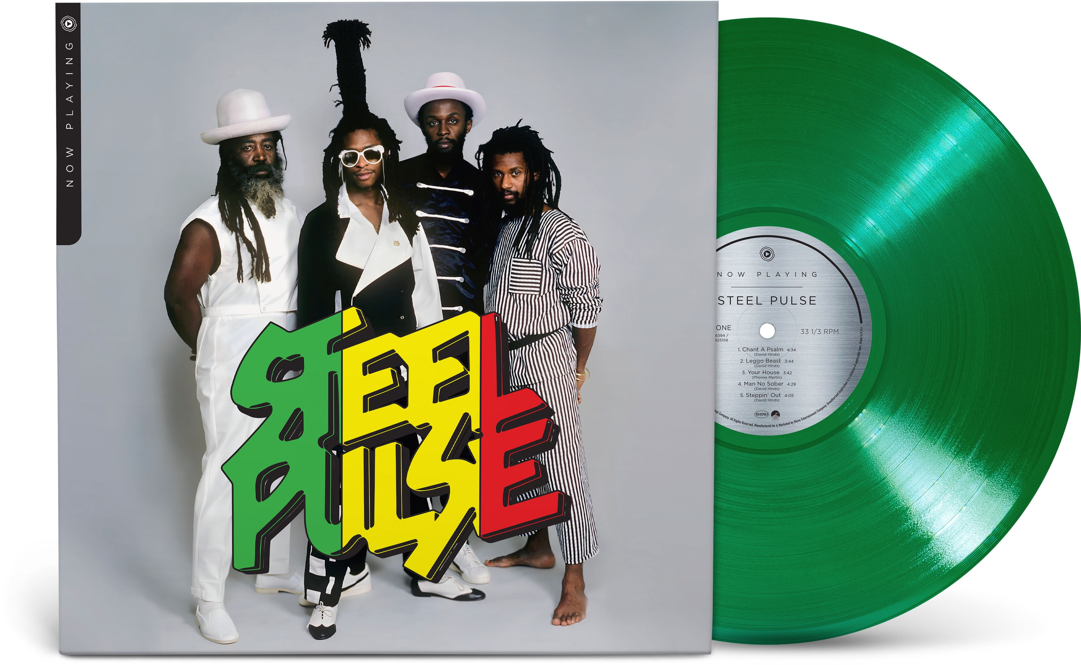 Steel Pulse Now Playing (Green LP), Music & Performance, Reggae, Vinyl ...