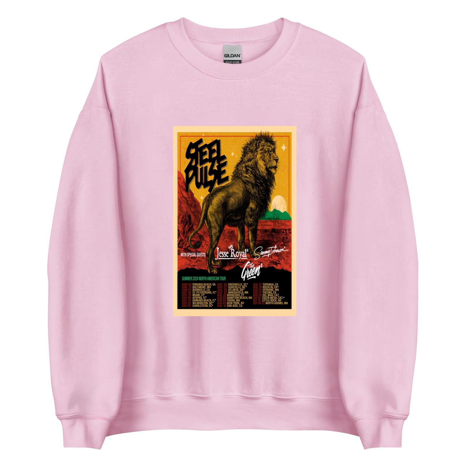 Steel Pulse Summer 2024 North American Tour Poster Shirt - Walmart.com