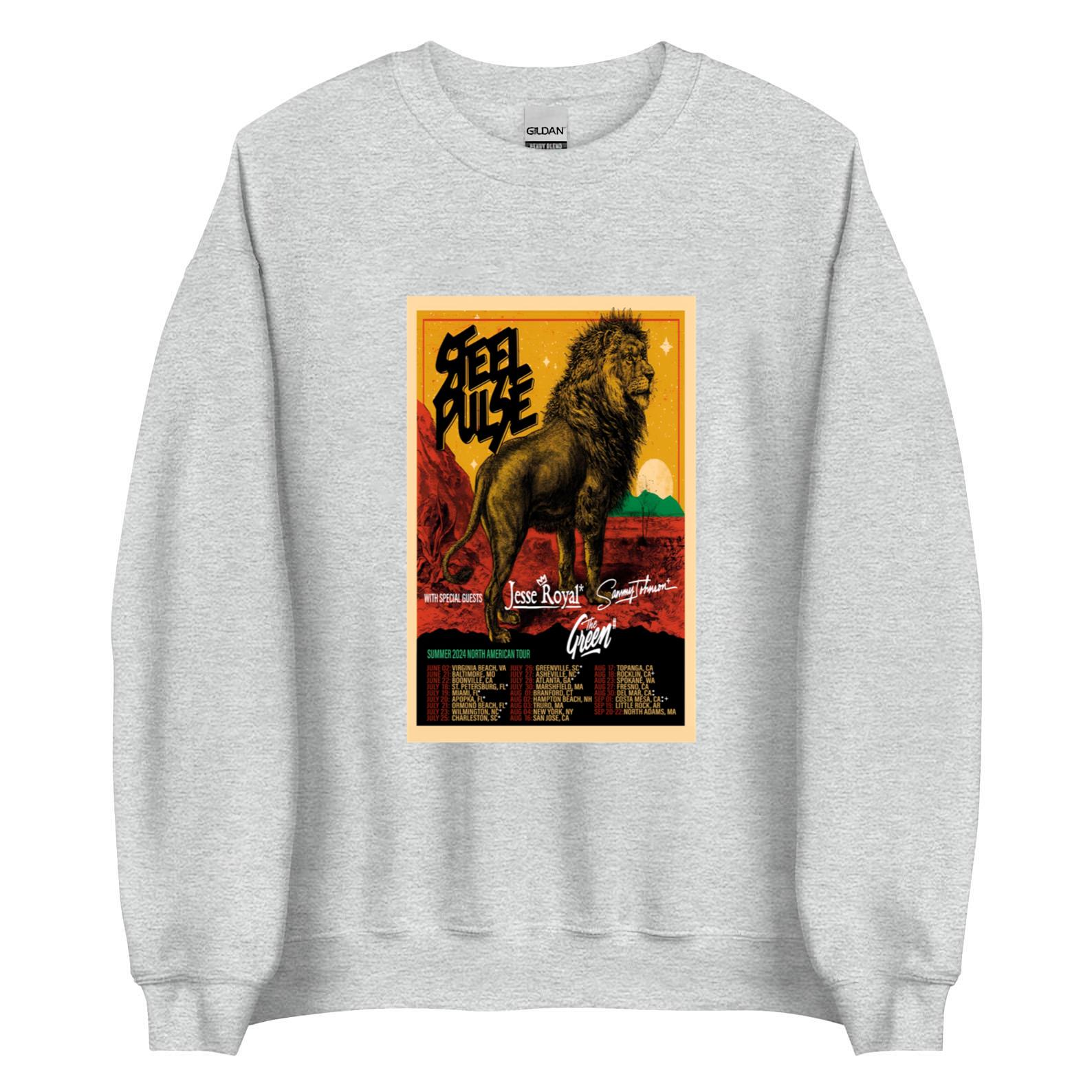 Steel Pulse Summer 2024 North American Tour Poster Shirt - Walmart.com