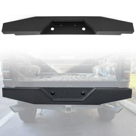 Steel Rear Step Bumper Assembly Powder Coated For Ford Ranger Pickup 93 ...