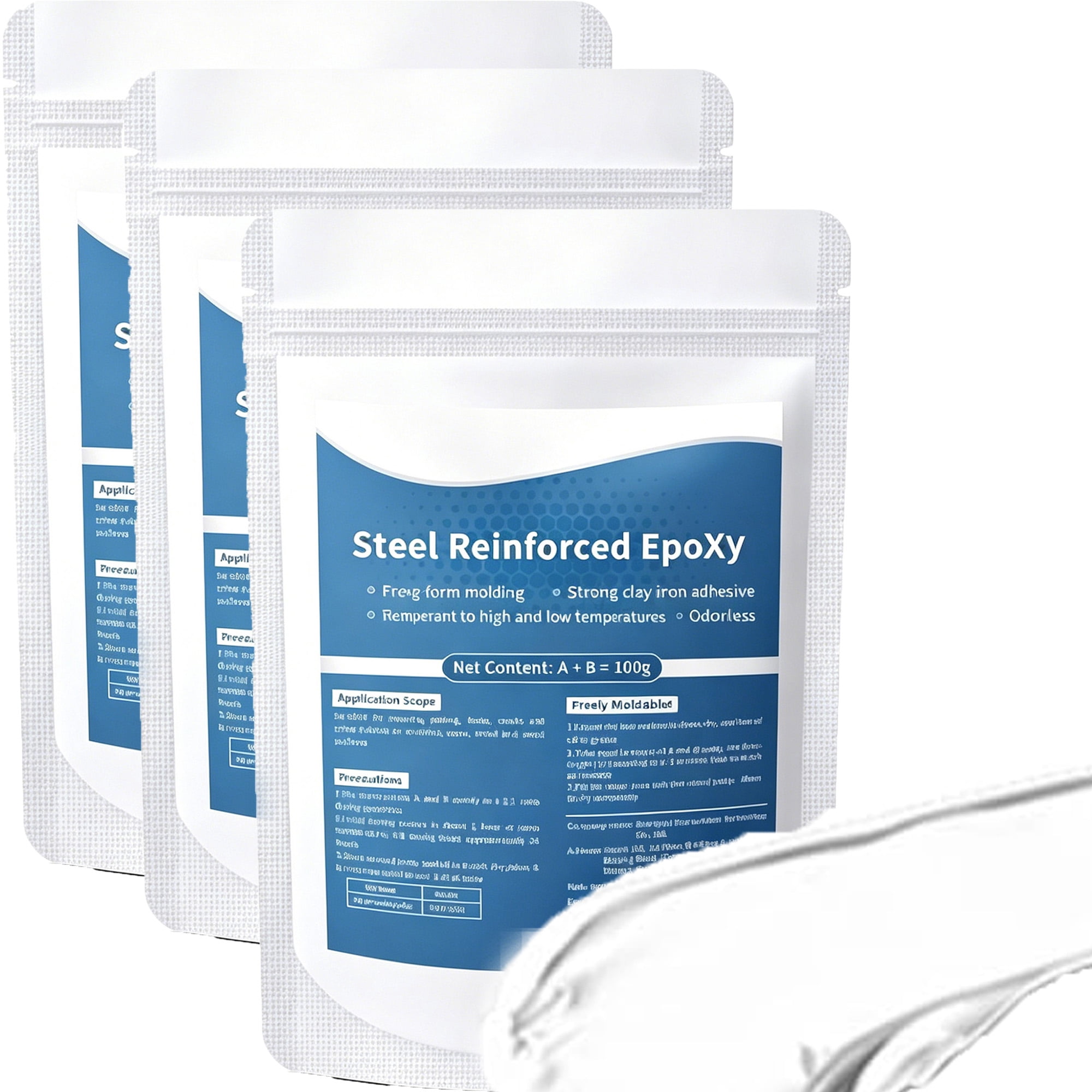 Steel Reinforced Epoxy Putty – High Strength Waterproof Heat-Resistant ...