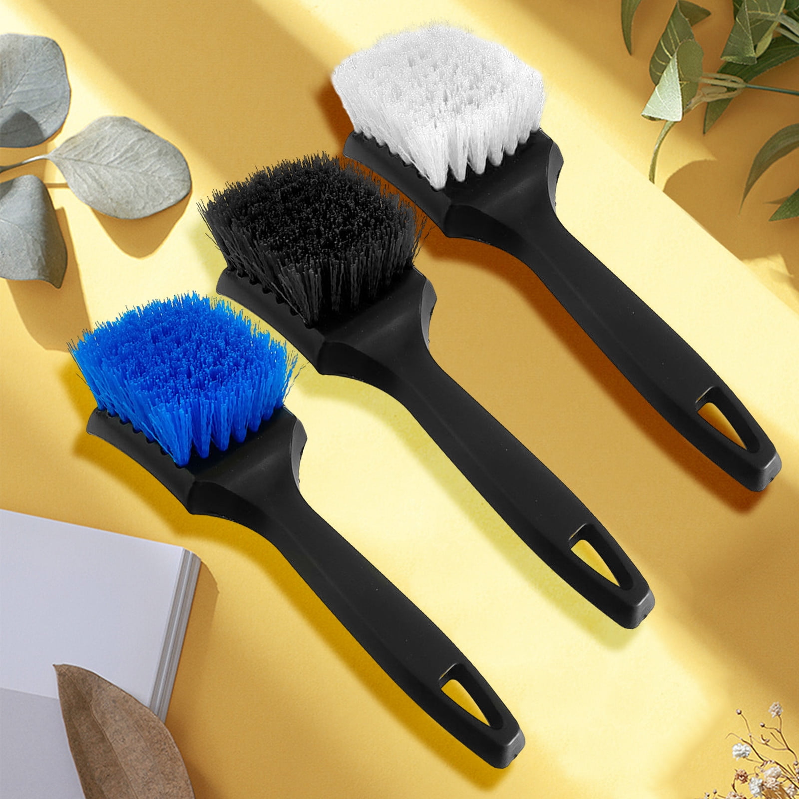 Steel Rim Cleaning Brush, Hard Bristle Wheel Hub Brush, Durable Steel ...