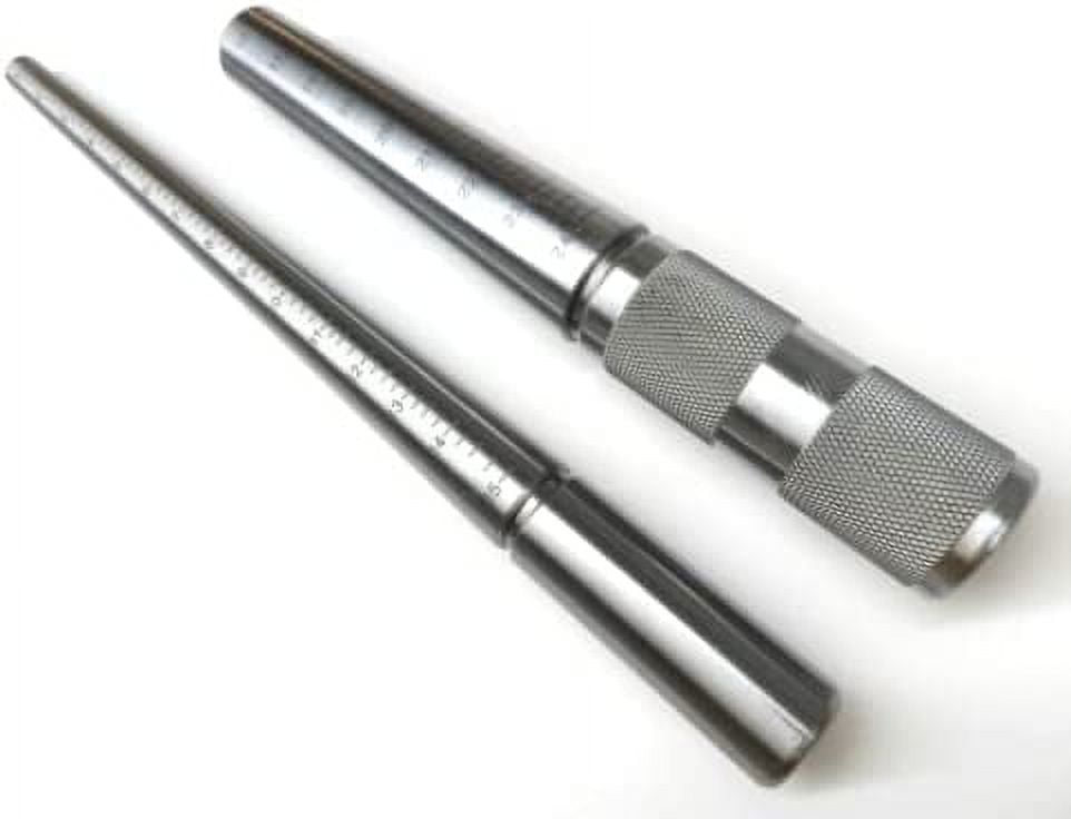 Steel Ring Mandrels Graduated Sizing Range 1-15 & 16-24 Jewelry Making ...