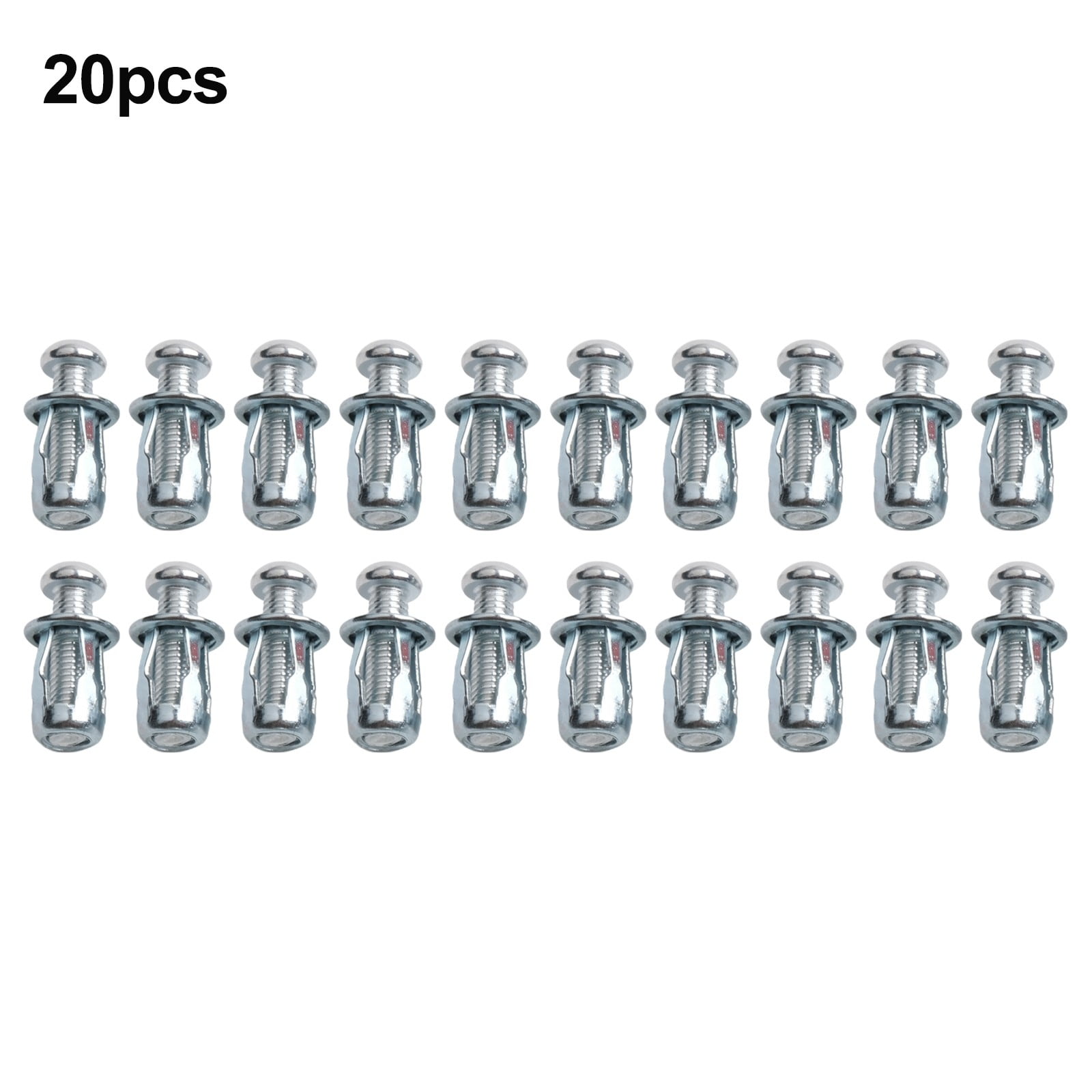Steel Rivets Nut Kit 20Pcs For Light Brick And Drywall Mounting ...