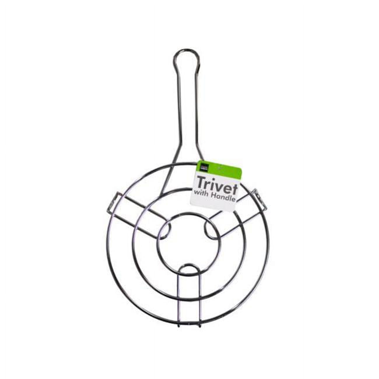 Steel Round Trivet with Long Handle - Case of 6 - Walmart.com