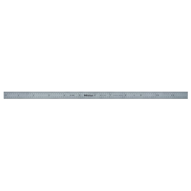Steel Rule, 12 Inx300mm, 1/2 In W, Flex - Walmart Business Supplies