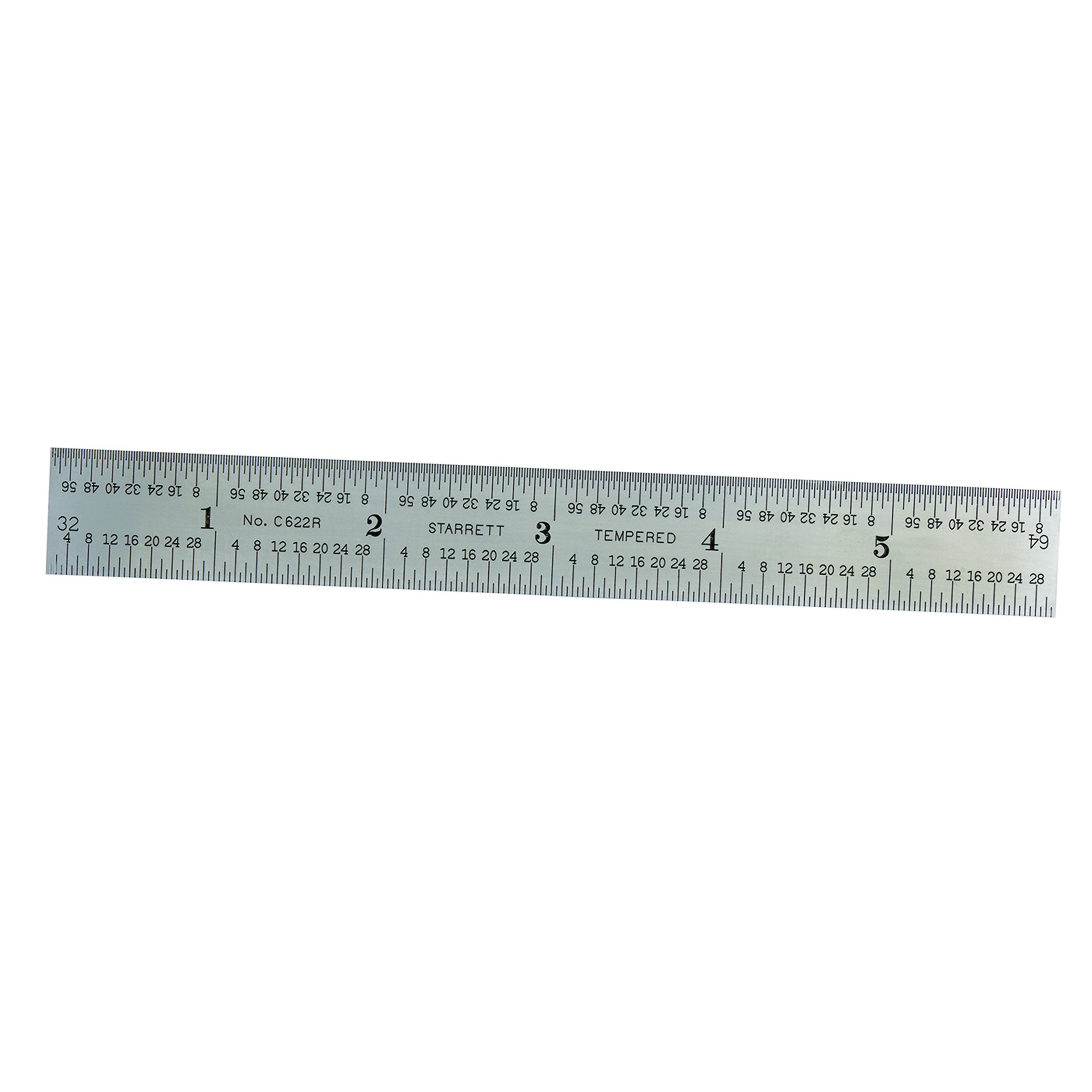 Steel Rule w/Decimal Equivalents - c622r-6 6" steel rule sp CA2 ...