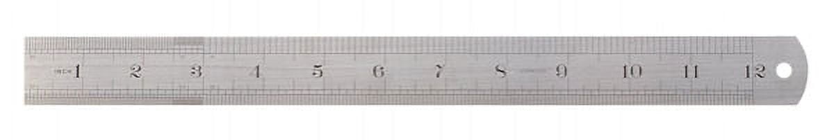 Steel Ruler, 12 Inches - Walmart.com