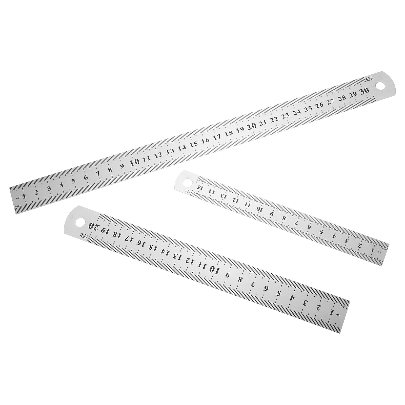 Steel Ruler Painting Straight Rulers Measurement Office Measuring Draw ...