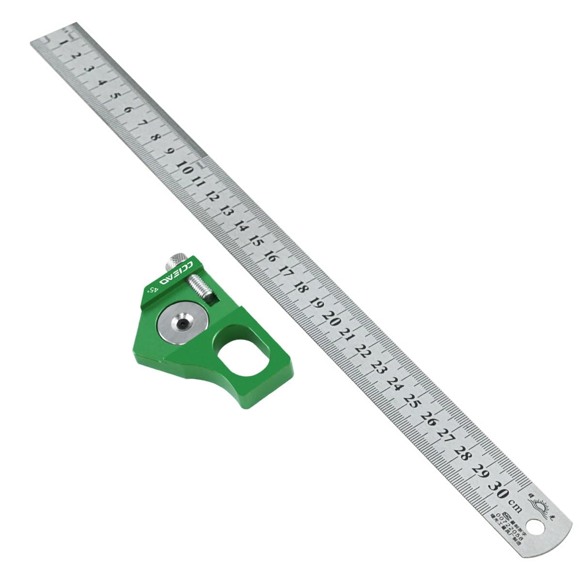 Steel Ruler Positioning Block, 45/60/90 Degree Angle Scriber Line ...