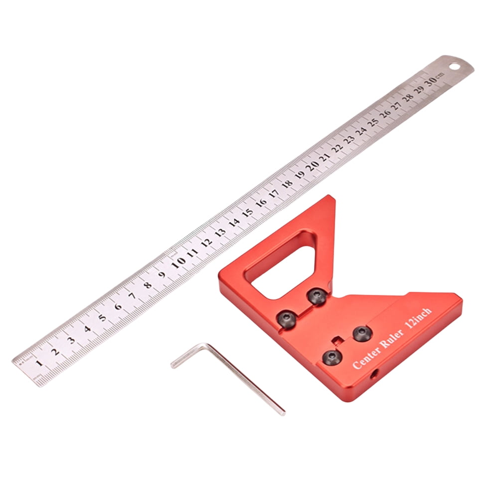 Steel Ruler Positioning Block Scriber Line Marking Gauge 45/90 Degree ...