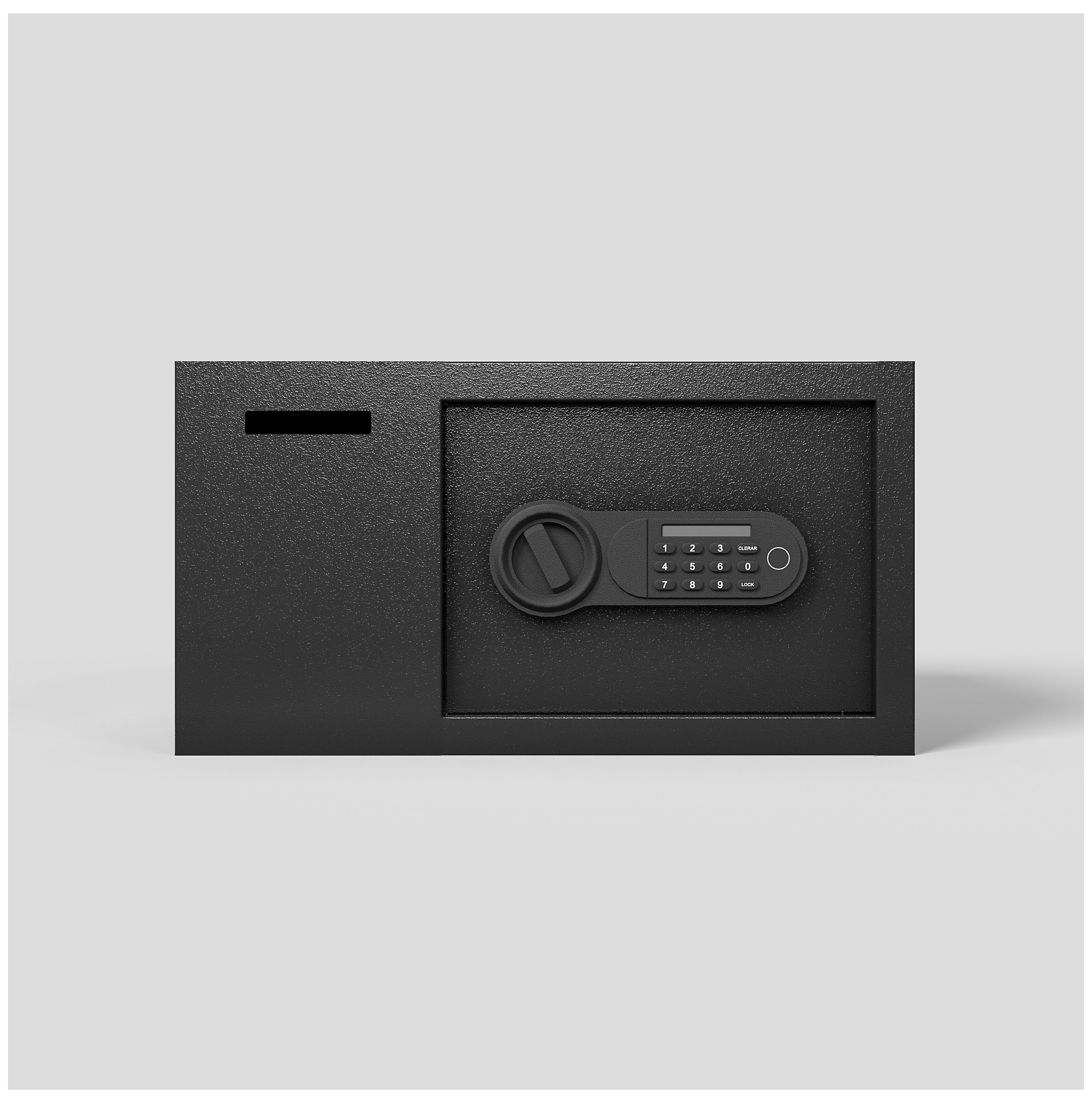 Steel Security Safe - Electronic Lock Box for Cash, Jewelry, Documents ...