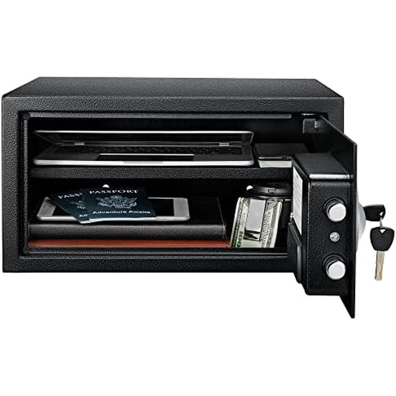 Steel Security Safe and Lock Box with Programmable Electronic Keypad ...