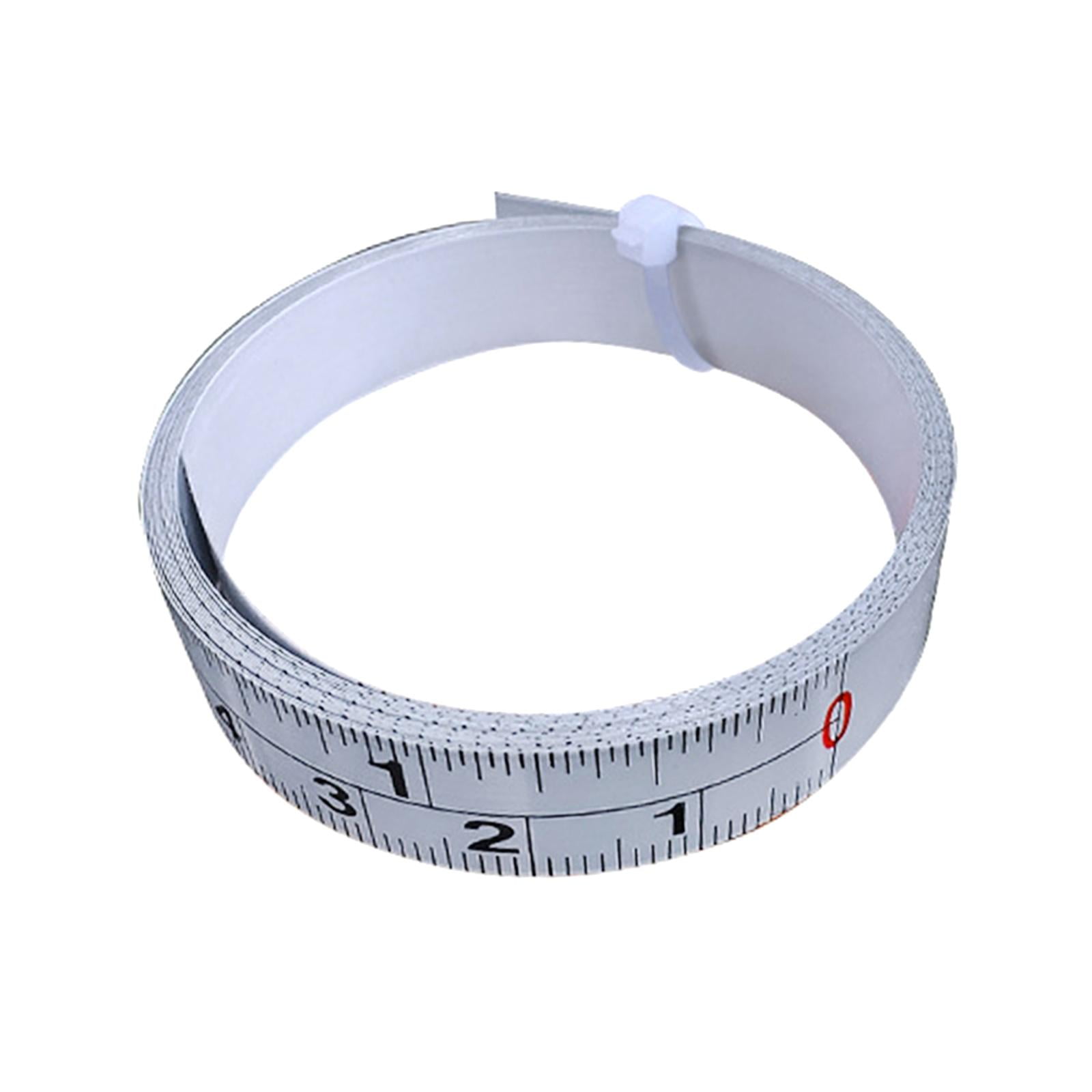 Steel Self Adhesive Measuring Tape Tool Double Scale for Woodworking ...