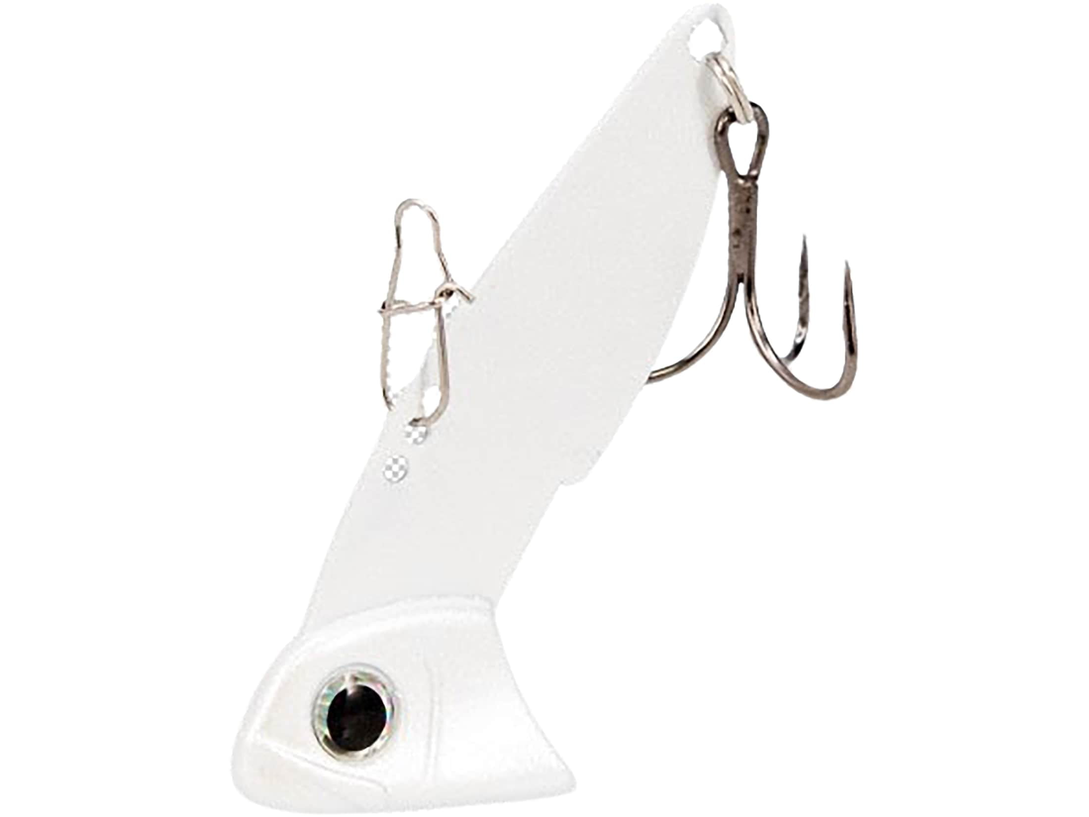 Steel Shad Bottom Blade 3/8 oz Blade Bait White - Walmart.com