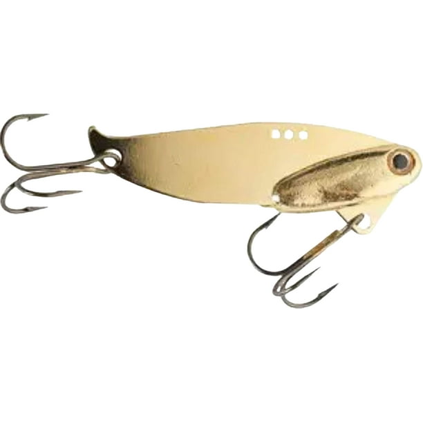 Steel Shad Jiggin' Blade 1/2 oz Blade Bait Gold - Walmart Business Supplies