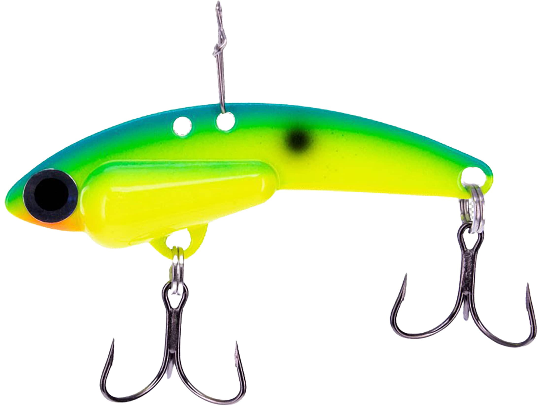 Steel Shad Mini Blade Bait Chartreuse Blue - Walmart.com